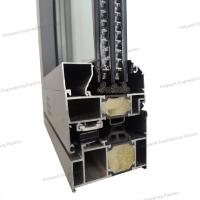 China Double Glazed Aluminum Folding Window Tempered Impact Resistant Commercial Profile for sale