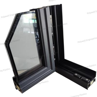 China Sand Proof Wind Resistant Broken Bridge Aluminum System Window Frame for sale