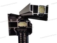 China Energy Saving Aluminum Frame System Window Residential Double Glazed Aluminum Profile for sale