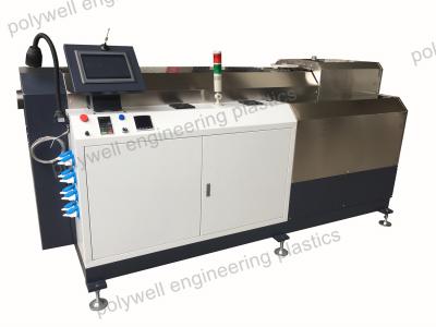 China Single Screw Nylon Plastic Extrusion Machinery For PA66 GF25 Granules Profiles for sale