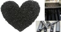China Nylon 66 Extrusion Plastic Material Polyamide Granules Heat Insulation Profile for sale