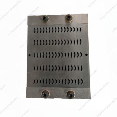 China Extruding Molding Tool Polyamide 66 Plastic Profile Extrusion Mould For Thermal Break Line for sale