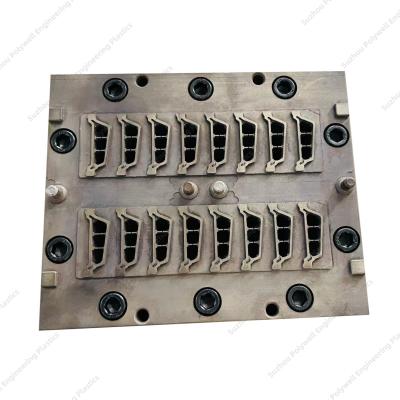 China PA66 GF25 Polyamide Profiles Extruding Die Mould For Nylon Plastic Heat Insulation Strip for sale