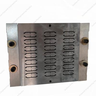 China PA66 GF25 Thermal Break Strips Extrusion Mold Polyamide Profiles Making Tool for Pipe Production Line for sale