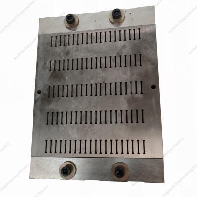 China PA66 GF25 Profile Forming Tool Heat Resistant Nylon Strips Extrusion Mold in Extruder Machine for sale