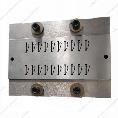 China Plastic Profile Extruding Mold for PA Parts with Hot Runner for Thermak Break Strips for sale