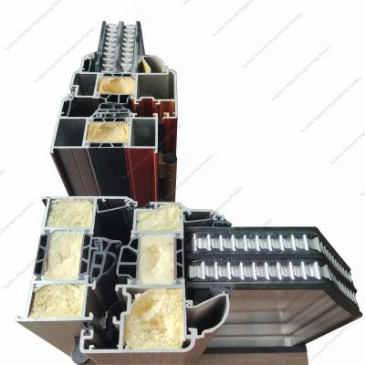 China Thermal Break Broken Bridge Aluminum System Window With Sound Insulation Noise Reduction for sale