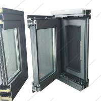 China Typhoon Resistant Sound Insulation Balcony Push Pull Windows Aluminum System Window for sale