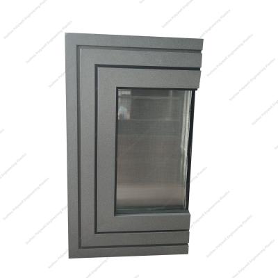 China Thermal Break Aluminum PVC Sliding Window Wind Sound Proof Heating Barrier System Window for sale
