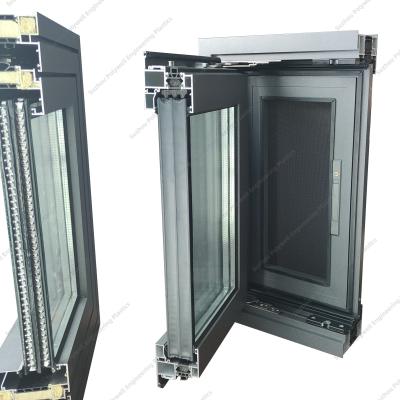 China Insulated Broken Bridge Aluminum Doors Or Windows With Customizable Dimensions for sale