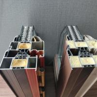 China Sound Heat Proof Wind Resistant Broken Bridge PVC Profile Aluminum System Window Frame for sale