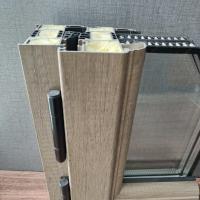 China Sound Heat Proof Wind Resistant Broken Bridge PVC Profile Aluminum System Window Frame for sale