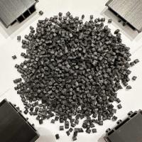 China PA66 GF25 Granules Black Polyamide Glass Fiber Filled Nylon Compound for Thermal Break Tapes for sale