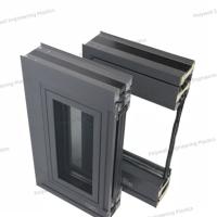 China Household Two Layer Glass Broken Bridge Aluminum System Window With Anti-Theft Window for sale