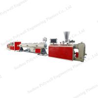 China Plastic Pipe PVC PE PP PPR Single Wall Corrugated Electrical Conduit Protective Sheath Pipe Tube Extrusion Line for sale