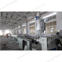 China Plastic Pipe HDPE PVC Structural Hollow Double Wall Spiral Winding Sewer Corrugated Pipe Extrusion Line for sale