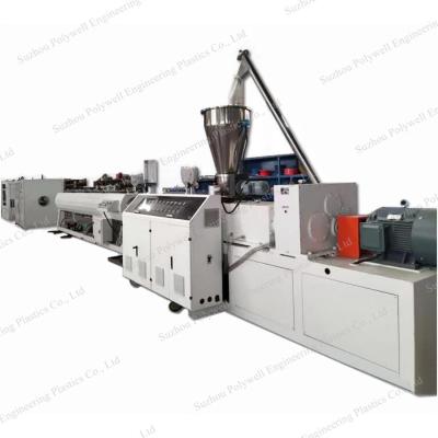 China UPVC PVC 110mm Watering Pipe Extrusion Production Line With U Type Socket for sale
