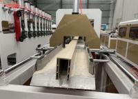 China UPVC PVC Window Door Frame Plastic Profile Cable Trunking Groove Extrusion Machine for sale