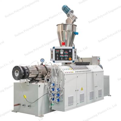 China PVC Window Bar Frame Profile Extrusion Machine PVC Bar WPC Plastic Window Frame Production Line for sale