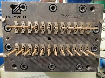 China Steel Mold for PA66GF25 Thermal Break Profile Polyamide Strip Extrusion Production Line for sale