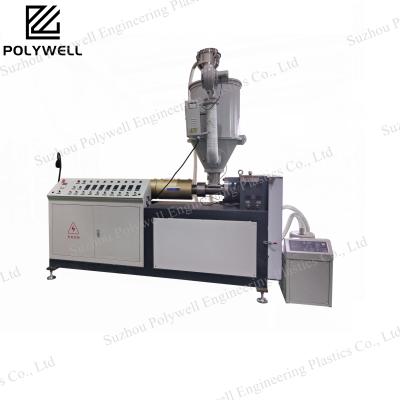 China PA66 GF25 Plastic Single Screw Extruder For PA Extrusion Thermal Break Strips for sale