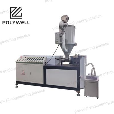 China Nylon Pipe PA66 GF25 Thermal Break Profile Extruder Production Line Polyamide Strips Extrusion Machine for sale