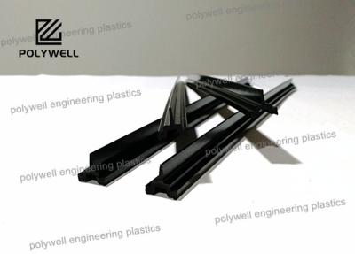 China Plastic Bar Nylon Profile PA66 25% Glass Fiber Extrusion Heat Insulation Strip Polyamide Material for sale