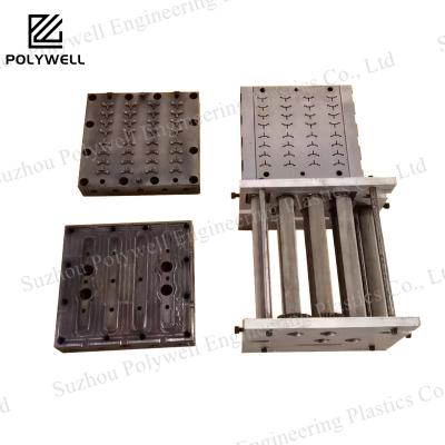 China PA66GF25 Plastic Moulding Dies For Complex Steel Mold For Heat Insulation Strips Production Line for sale