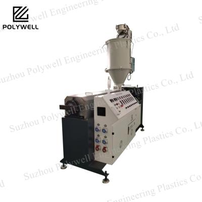China PA66 GF25 Extrusion Plastic Thermal Break Profile Single Screw Nylon Extruding Machine for sale