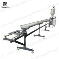 China PA66 GF25 Extrusion Plastic Thermal Break Profile Single Screw Nylon Extruding Machine for sale