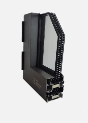 China Broken Bridge Hollow Glass Structure Aluminium Casement System Windows Safe For All Ages for sale