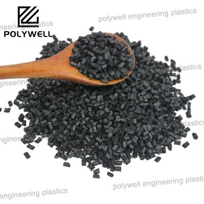 China Black Nylon 66 GF25 Granules Produce Heat Insulation Strips Thermal Break Profile for sale