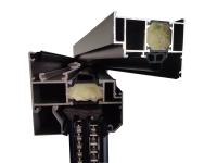 China Heat Insulation Aluminium Alloy Patio Fixed Casement System Window for Landscape for sale
