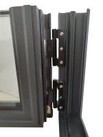 China Manufacturer Direct Supply Window Screen Integrated Anti-Theft And Anti-Insect Broken Bridge Aluminum System Window for sale