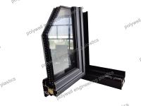 China High Quality Double Glazed Aluminum Three Layers Glass Two Cavity Sliding Window Aluminium Windows for sale