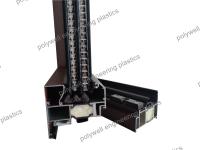 China Aluminum Sliding Thermal Insulation Glass Window 3m Break Bridge PA66 Nylon for sale