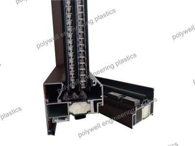 China Aluminum Sliding Thermal Insulation Glass Window 3m Break Bridge PA66 Nylon for sale