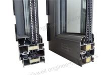 China Customized Windproof Aluminum Window 6061 PA66 Heat Insulation Profile for sale