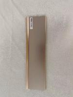 China Metal Black Baseboard Skirting Board with 2.5 Meters One Piece Aluminium Channel Profile for sale