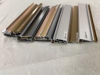 China Metal Black Baseboard Skirting Board with 2.5 Meters One Piece Aluminium Channel Profile for sale
