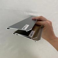 China Aluminum Bathroom Wall Edge Skirting Board Profile Trim for Bathroom Protection Line for sale