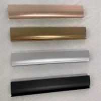 China Aluminum Channel Profile Black Baseboard Skirting Board for Floor Wall Cover 2.5 Meters for sale