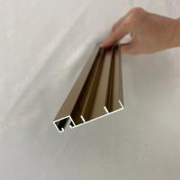 China Living Room LED Baseboard Aluminum Profile Skirting Board for 2.5 Meters Floor Trim for sale