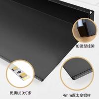 China Aluminum Alloy Wall Shelf for Living Room Bathroom Bedroom Bookshelf Oxidation Surface for sale