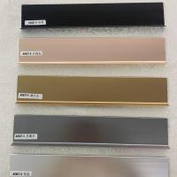 China Aluminum Skirting Profile for LED Baseboard Wall and Floor Trim 2.5 Meters One Piece for sale