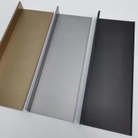 China Black LED Light L Shape Aluminum Shelf Display Shelf with and Customers' Requirements for sale