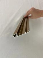 China Brushed Surface LED Baseboard Wall Skirting Board for Modern Design Style Floor Trim for sale