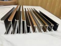 China Living Room Floating Shelves Wall Mounted Aluminum L Shape Led Shelf Display Storage Rack for sale