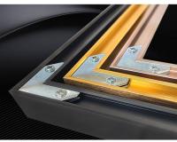 China Brushed Aluminum Alloy Extrusion Profile for Photo Frames and Picture Frames for sale