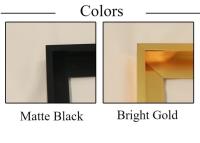 China Customized Golden Color Aluminum Frame for Home Decorative Wall Picture Presentation for sale